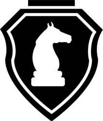 Chess logo design Royalty Free Vector Image - VectorStock