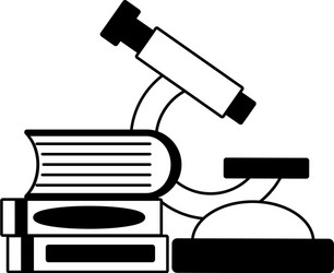 School science radiation atom books Royalty Free Vector