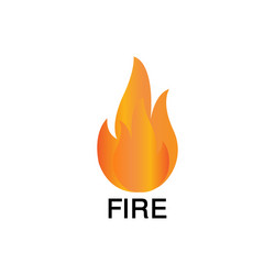 Fire tech business logo Royalty Free Vector Image