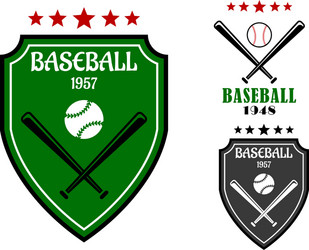 Baseball symbols Royalty Free Vector Image - VectorStock