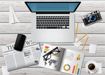 Computer Plan View Vector Images (over 1,600)