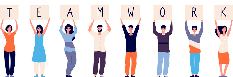 Happy Teamwork Vector Images (over 47,000)