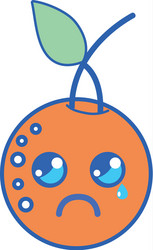 Crying Fruit Kawaii Vector Images (over 430)