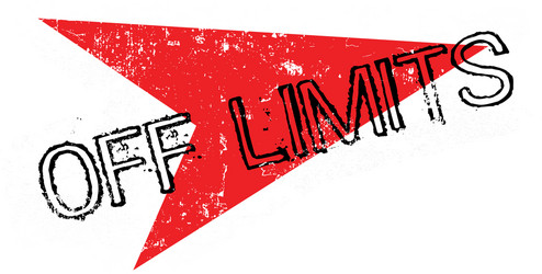 Off limits rubber stamp Royalty Free Vector Image