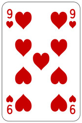 Poker playing card 7 spade Royalty Free Vector Image