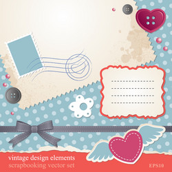 Scrapbook background Royalty Free Vector Image