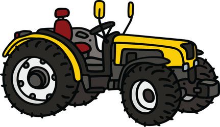 Yellow Tractor Vector Images (over 6,900)