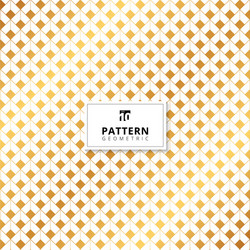 Abstract shiny golden square mosaic pattern Vector Image