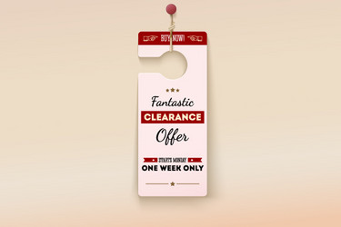 Custom clearance hand signing a paper document Vector Image