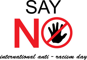 No racism and tolerance isolated icons holding Vector Image