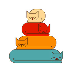 Cat Pyramid Vector Images (over 1,500)