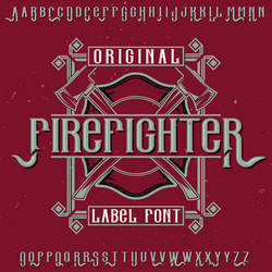 Fire Truck Font Vector Images (49)