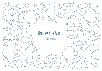 Goldfish Border Frame Vector Images (21)