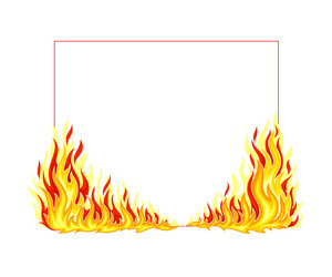 Flames Border Clipart