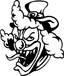 Evil Clown Vector Images (over 1,600)