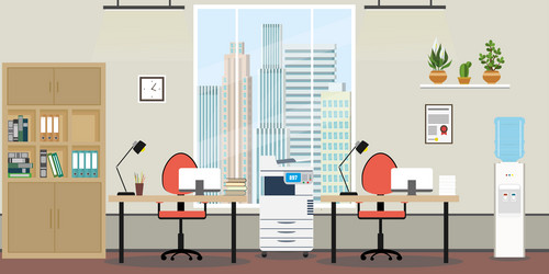 Empty Office Room Vector Images (over 10,000)