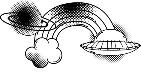 Saturn planet pop art icon Royalty Free Vector Image