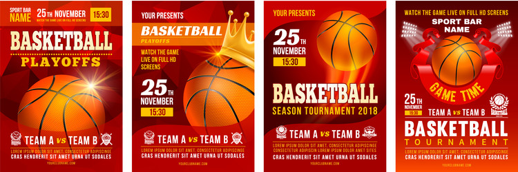Basketball Poster Vector Images (over 7,000)