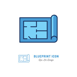 Drawing construction plan Royalty Free Vector Image