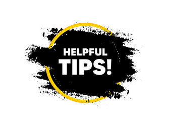 Helpful tips symbol education faq sign paint Vector Image