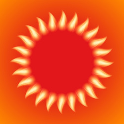 Fiery Sun Vector Images (over 690)