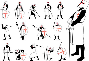 Medieval Sword Poses