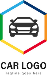 Car logo template design logo with modern Vector Image