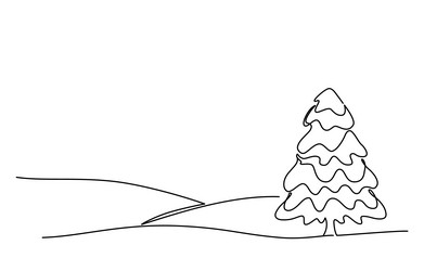 Christmas Scene Line Drawing Vector Images (over 160)
