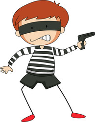 Robber Royalty Free Vector Image - VectorStock