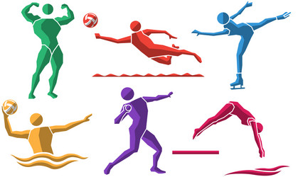 Sport icon set Royalty Free Vector Image - VectorStock
