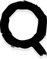 Scary horror logo letter y Royalty Free Vector Image