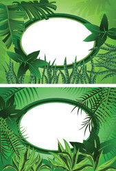 Jungle Leaf Frame Vector Images (over 11,000)