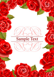 Red Flower Borders And Frames