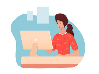 Animated Person at the Computer Vector Images (over 2,200)