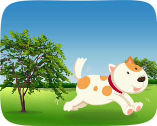 Cartoon Dog Running on Grass Vector Images (over 140)