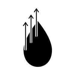Evaporating water icon Royalty Free Vector Image