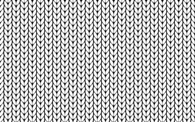 Knitting pattern texture seamless Royalty Free Vector Image