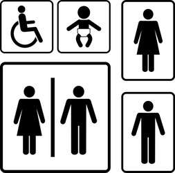 Male Restroom Sign Vector Images (over 11,000)