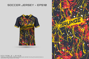 Jersey outdoor sports design football Royalty Free Vector