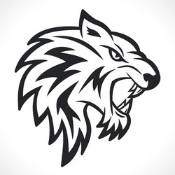 Tribal tiger head Royalty Free Vector Image - VectorStock