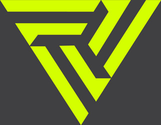 Three 3 letter logo ems combination modern Vector Image