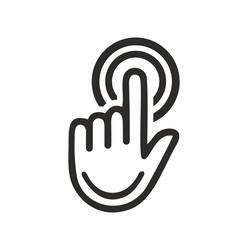 Hand up together logo icon Royalty Free Vector Image