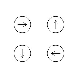 Direction Up Down Left Right Vector Images (over 22,000)