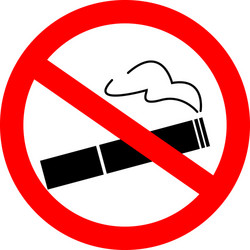 No bot stop robot prohibition sign Royalty Free Vector Image