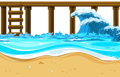 Animated Beach Waves