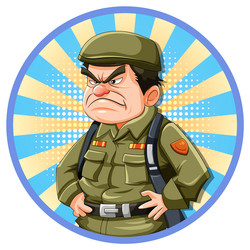 Army Commander Cartoon