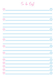 Cute notebook page Royalty Free Vector Image - VectorStock
