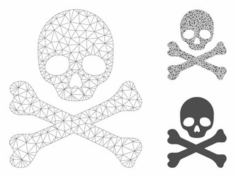 Skull Wireframe Vector Images (over 460)