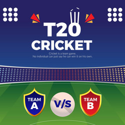 Cricket Team Poster Template Vector Images (over 430)