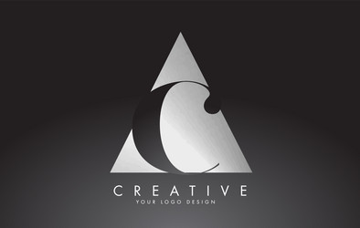 Letters ac a c logo with minimalist design Vector Image